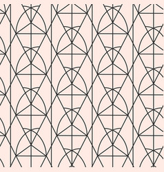 Geometric art deco elegant seamless pattern Vector Image