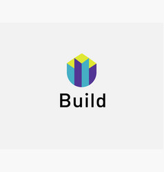 Creative multi-colored logo icon abstract Vector Image