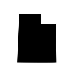 Usa geographic map isolated on white background Vector Image