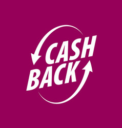 Emblem cash back Royalty Free Vector Image - VectorStock