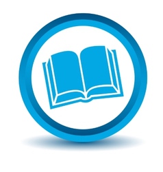 Blue book icon Royalty Free Vector Image - VectorStock