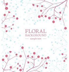 Modern floral background Royalty Free Vector Image