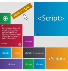 Code sign icon programming language symbol symbols