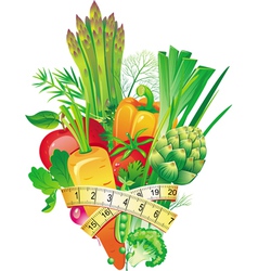 Group of vegetables Royalty Free Vector Image - VectorStock
