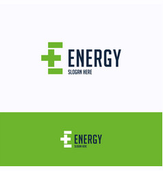 Energy efficiency logo Royalty Free Vector Image
