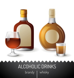 Alcohol borders Royalty Free Vector Image - VectorStock