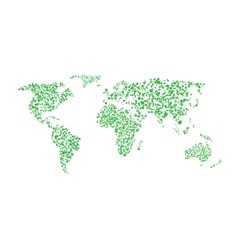 Simple world map Royalty Free Vector Image - VectorStock