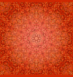 Red gold floral seamless pattern background Vector Image