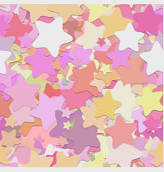 Abstract seamless random star background pattern Vector Image