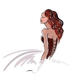 Beautiful Fashion woman Royalty Free Vector Image