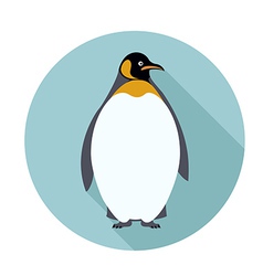 Penguin salute Royalty Free Vector Image - VectorStock