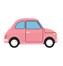 Yellow car Royalty Free Vector Image - VectorStock