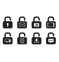 Gun set Royalty Free Vector Image - VectorStock