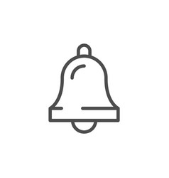 Alarm bell icon with check mark Royalty Free Vector Image
