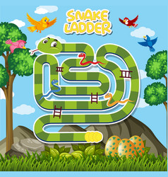 Children playing hopscotch game Royalty Free Vector Image