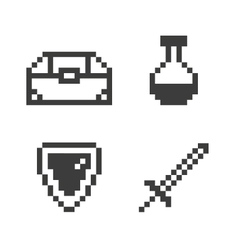 Big set silhouettes of the cold steel Royalty Free Vector