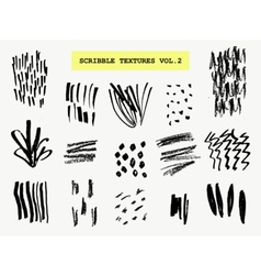 Scribble textures collection Royalty Free Vector Image