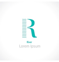 R Royalty Free Vector Image - VectorStock