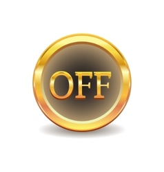 Turn off button Royalty Free Vector Image - VectorStock