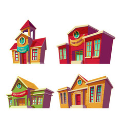 Set cartoon various Royalty Free Vector Image - VectorStock