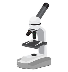Microscope science tool kawaii cartoon Royalty Free Vector