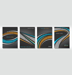 Book cover design template with abstract splash Vector Image