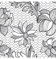 Seamless lace pattern Royalty Free Vector Image