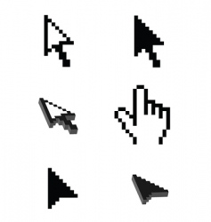Computer cursor Royalty Free Vector Image - VectorStock