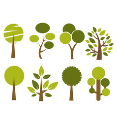 Simple tree Royalty Free Vector Image - VectorStock