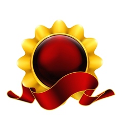 First place red ribbon old-style Royalty Free Vector Image