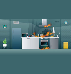 Burn prevention concept icon Royalty Free Vector Image