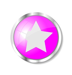 Pink web button Royalty Free Vector Image - VectorStock