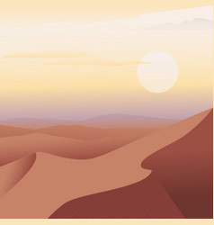 Desert Royalty Free Vector Image - VectorStock