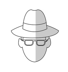 Hacker man icon Royalty Free Vector Image - VectorStock