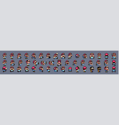 Super mario world pixelated retro video game Vector Image