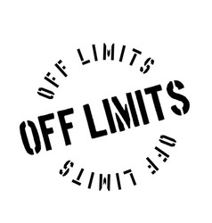 Off limits rubber stamp Royalty Free Vector Image