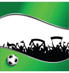 Football crowd background Royalty Free Vector Image