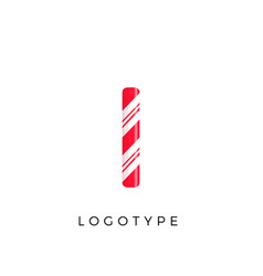 Candy letters and numbers set sweet lollipop font Vector Image