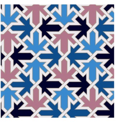 Seamless chinese traditional mesh pattern Vector Image