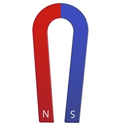 Set Magnets In Different Shapes On White Vector Image