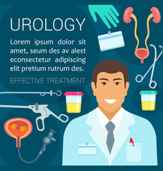 Diagnostic laboratory poster with lab equipments Vector Image