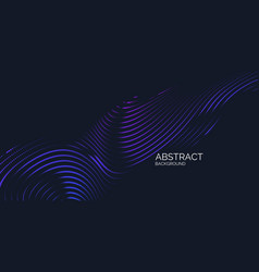 Abstract two color waves Royalty Free Vector Image