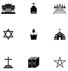 Religious symbols Royalty Free Vector Image - VectorStock
