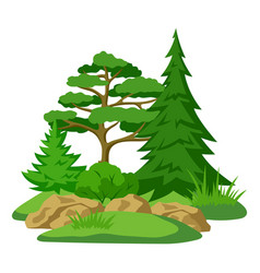 Isolated tree house on white background Royalty Free Vector