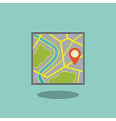 Cartoon map Royalty Free Vector Image - VectorStock