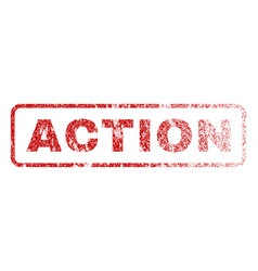 Action rubber stamp Royalty Free Vector Image - VectorStock