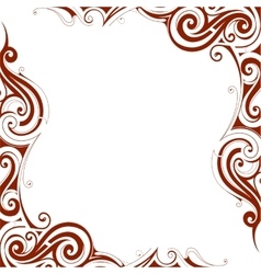 Decorative frame border Royalty Free Vector Image