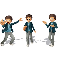 Boy talking Royalty Free Vector Image - VectorStock