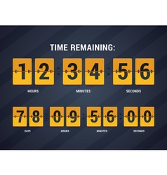 Countdown timer Royalty Free Vector Image - VectorStock