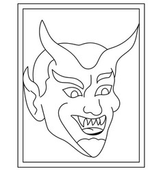Evil template Royalty Free Vector Image - VectorStock